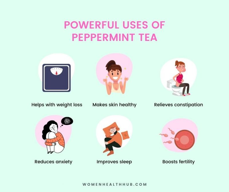 14 Super Healthy Uses of Peppermint Tea for Women